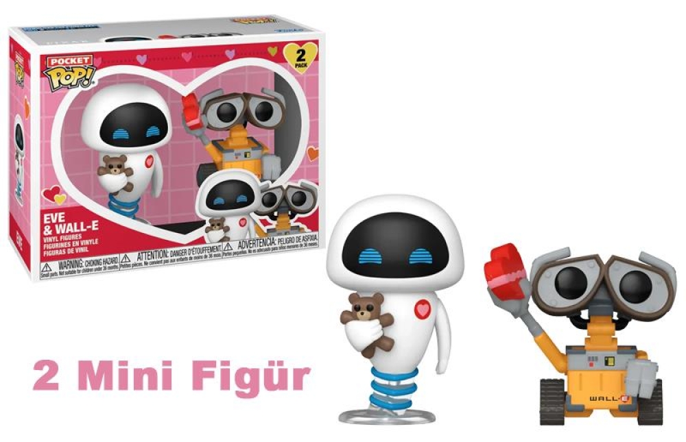Funko 2-Pack Pocket Pop Disney - Eve & Wall-E Valentine - 799.00 TL