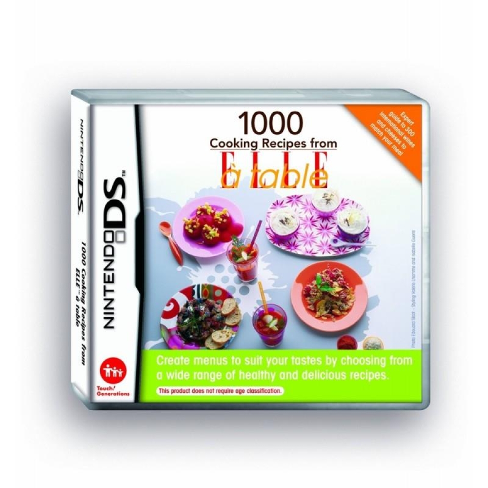 Nintendo Ds 1000 Cooking Recipes From Elle A Table - 200.00 TL