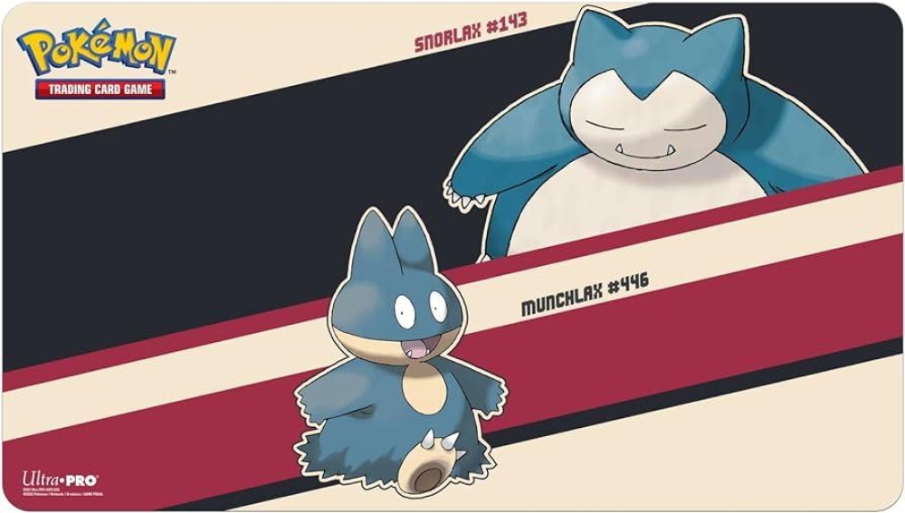 Ultra Pro Pokemon Snorlax and Munchlax Standard Gaming Playmat Mousepad ...
